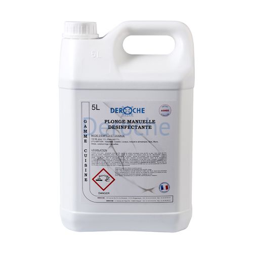 PLONGE MANUELLE DÉSINFECTANTE LIQUIDE VAISSELLE